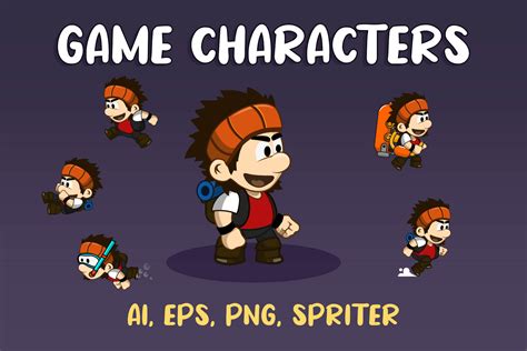 Animated Babe Character Sprite Pack CraftPix Net