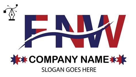 Premium Vector Fnw Letter Logo