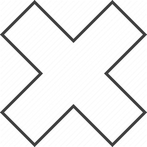 Cancel Close Delete Remove Stop Terminate Termination Icon