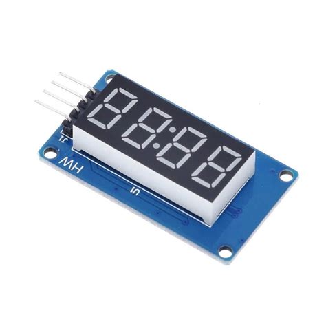 Módulo Display De 7 Segmentos 4 Dígitos Bit Maker Arduinos Módulos Sensores 3d E Robótica