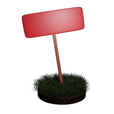 Red Color Sign Board 43206122 Png