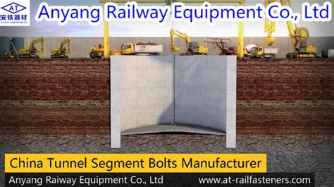 Animated Demonstration Of The Whole Process Of Tunnel Construction Railway Rail Fastening