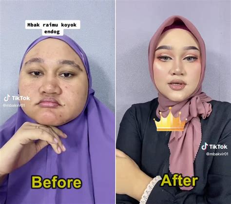 Bukan Sulap Bukan Sihir Transformasi Wanita Pipi Chubby Usai Makeup Ini Auto Bilang Kok Bisa