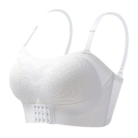 Tumotour Front Open Bras For Women Non Steel Ring Traceless Gathering