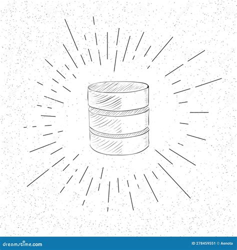 Symbol Of Big Data Server Database Icon Concept Vector Illustration