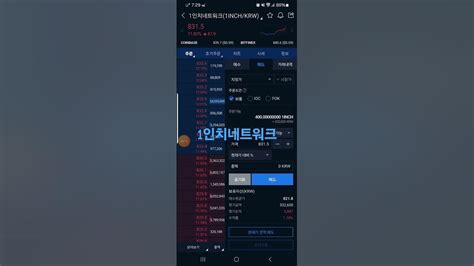 1인치네트워크 코인 1분익절로 2수익 비트코인 주식 Bitcoin 코인 Crypto Trading Youtube