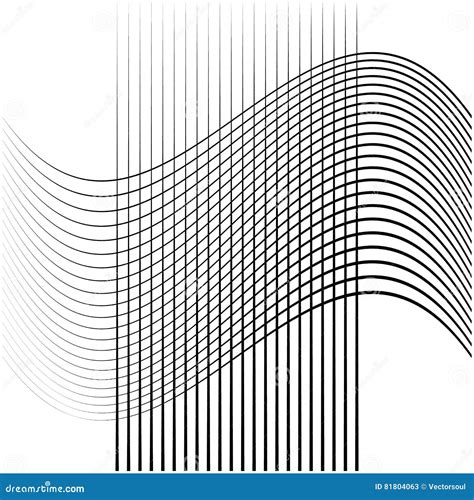 Abstract Intersecting Lines Grid Mesh Pattern Stock Vector Illustration Of Element Black