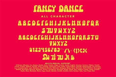 Fancy Dance Display Font Free Design Resources