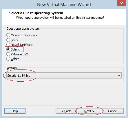 Install Oracle Solaris In VmWare O Planning Org