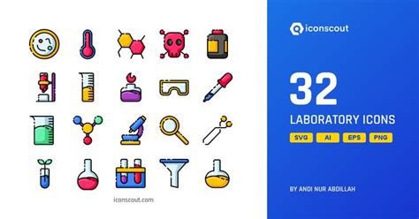 Laboratory Icon Pack 32 Free Download Science Technology Icons IconScout Technology Icon
