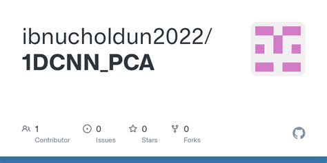 Github Ibnucholdun20221dcnnpca