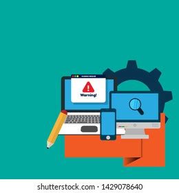 Window Operating System Error Warning Pop Stock Vector Royalty Free Shutterstock