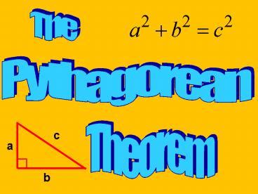 The Pythagorean Theorem Presentation Free To View