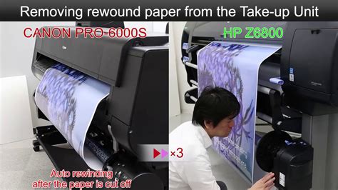 PLOTTER CANON PRO6000S Vs HP Z6800 YouTube