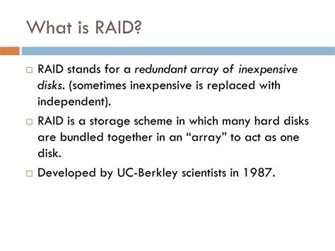 PPT What Is RaID PowerPoint Presentation Free Download ID