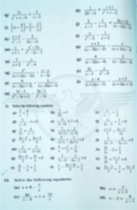 SOLUTION Algebraic Manipulation Formulae Mathematics Practice Questions With Answer Key Studypool