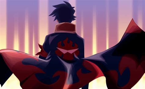Download Simon stands confidently in his iconic Gurren Lagann outfit ...