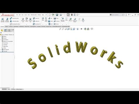 SolidWorks Text Tutorial Text In Solidowkrs YouTube