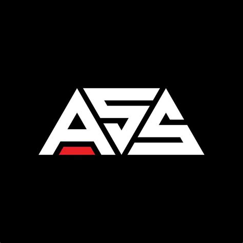 Ass Triangle Letter Logo Design With Triangle Shape Ass Triangle Logo