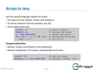 Session 04 Arrays In Java PPT