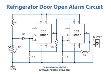 How To Make A Refrigerator Door Open Alarm Circuit
