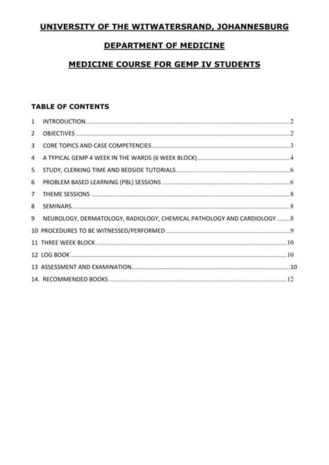 University Of The Witwatersrand Johannesburg