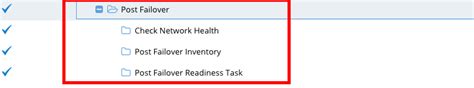 Post Failover