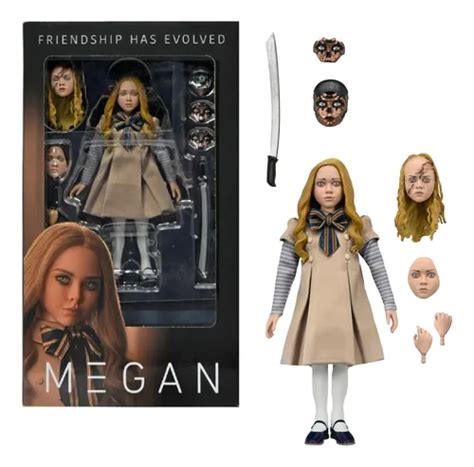 Megan Model 3 Generative Android M3gan Clothed Neca Original Frete Grátis Megan Model 3 Generative Android M3gan Clothed Neca Original Frete Grátis