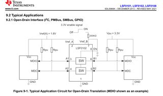 LSF Why There Have R And C On The Vref B And EN Pins In The LSF Typical Application