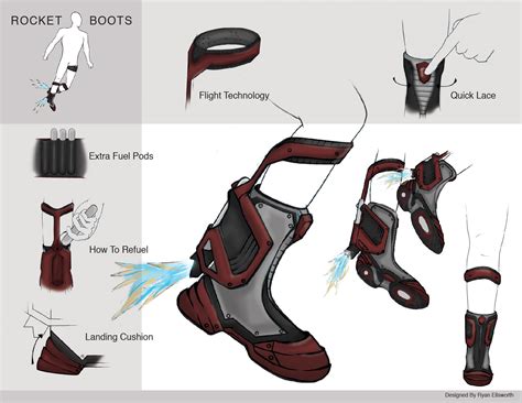 Rocket Boots Concept Behance