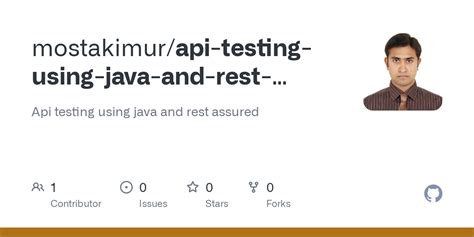 Github Mostakimurapi Testing Using Java And Rest Assured Api