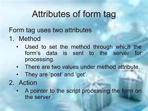 Computer Language Html Forms Ppsx Web Design And Html Internet
