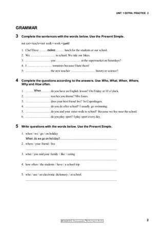 Bu2 Aio Extra Prac U1 L2 DOC Homework And Study Education