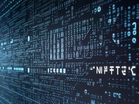 Premium Ai Image Binary Brilliance 3d Rendered Digital Matrix Code Background