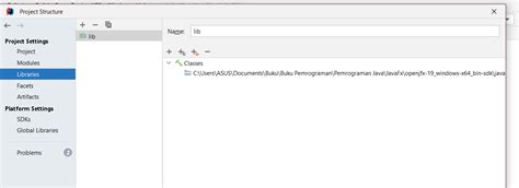 konfigurasi awal javafx di intellij idea diketik serius