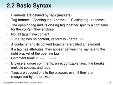 Ppt Chapter 2 Introduction To Xhtml Powerpoint Presentation Free Download Id 4390191