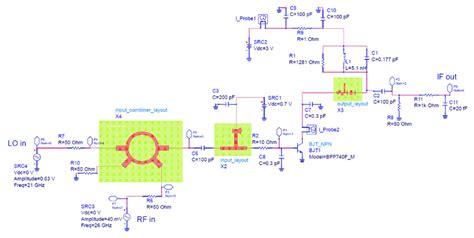 Single Ended 26 Ghz Mixer Schematic Download Scientific Diagram