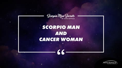Scorpio Man And Cancer Woman Love Compatibility
