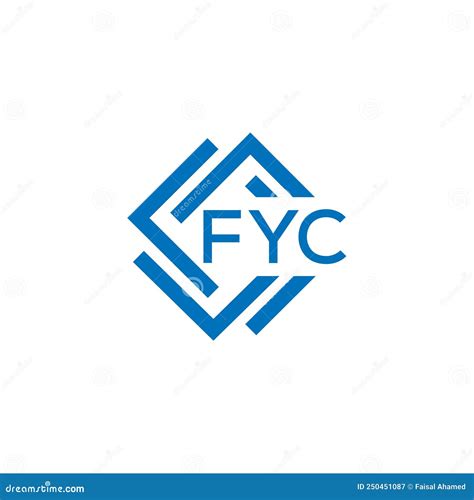 FYc Letter Logo Design On White Background FYc Creative Circle Letter Logo Concept FYc Letter