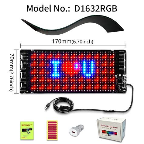 Programmable Flexible LED Display Customizable Ad Screen