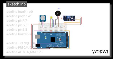 Alarm Sensor Wokwi Esp32 Stm32 Arduino Simulator