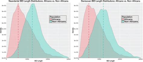 —population Specific Ibd Segment Lengths For Neandertal And Download Scientific Diagram