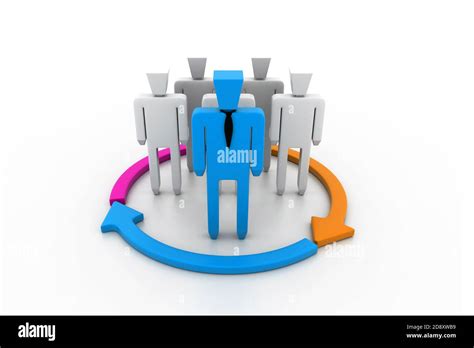 Team Flow Chart Stock Photo Alamy