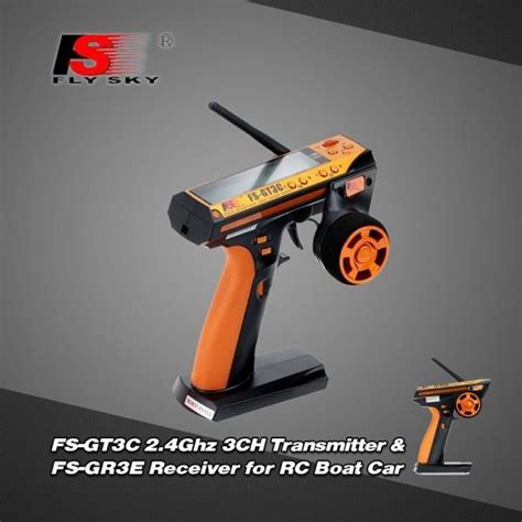 Flysky Fs Gt3c 2 4ghz 3ch Transmitter With Gr3e Receiver Ultimate Control For Rc Cars