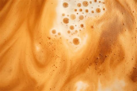 Premium Ai Image Coffee Foam Texture