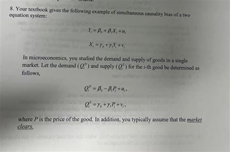 8 Your Textbook Gives The Following Example Of