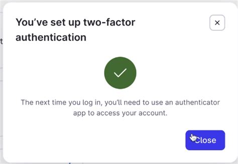set up two factor authentication 2fa using an authenticator app