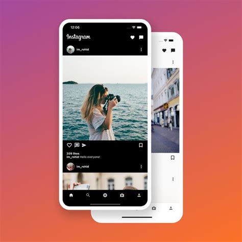 UI Challenge With Flutter Instagram Clone Using Flutter Challenges App Interface Design