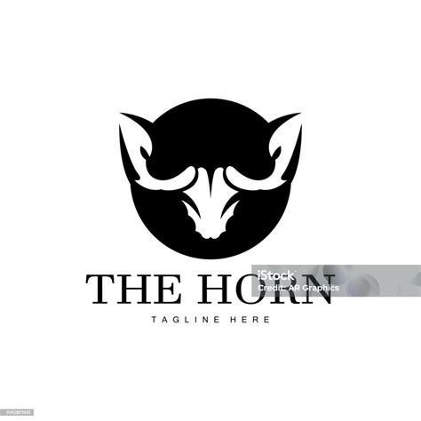 뿔 로고 긴 뿔 텍사스 황소 황소 벡터 웨스트 컨트리 오래된 빈티지 디자인 실루엣 일러스트레이션 아이콘 가축에 대한 스톡 벡터 아트 및 기타 이미지 Istock