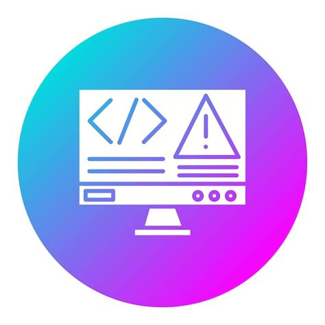 Premium Vector Code Error Vector Icon Can Be Used For Coding And Development Iconset